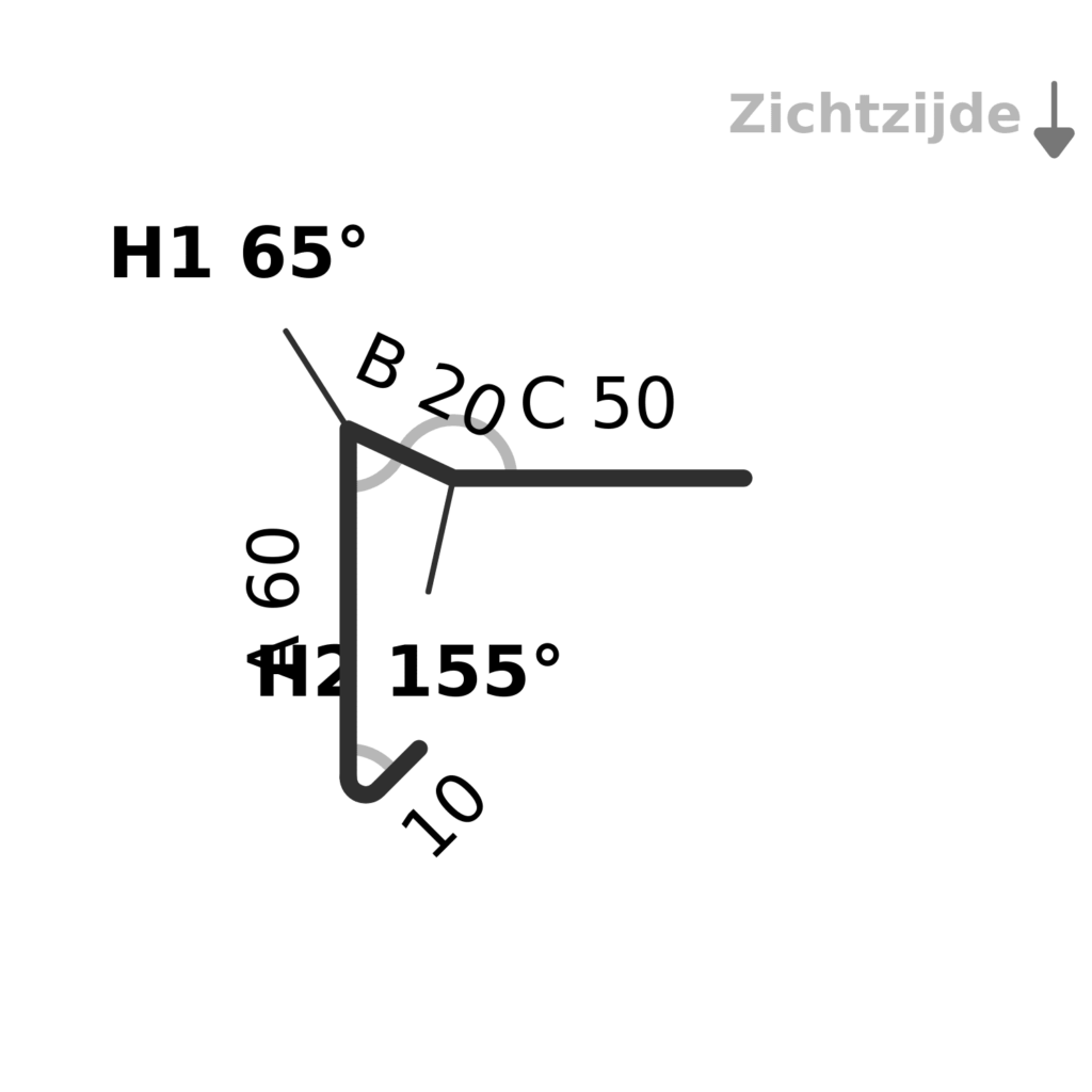 Daktrim - Aluminium | Ral-kleur | Kwaliteit | Dakrandshop